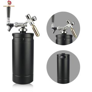 Quality 128oz Pressurized Mini Keg With 30PSI Adjustable Regulator for sale