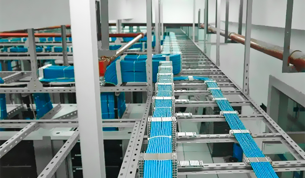 Chain Drive Cable Tray Machine full setup