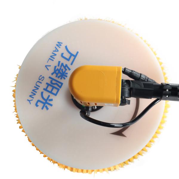 Quality Electric Single Head Spin Brush for Solar Panel Cleaning 1 and 3 Section Structure for sale