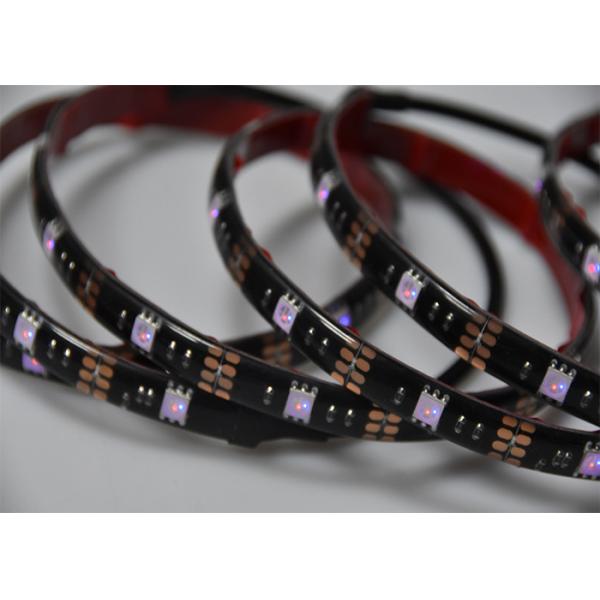 Quality Black IP65 5050 30lamp/M Google Assistant Led Strip for sale