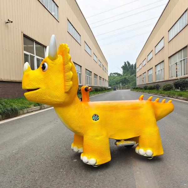 Quality Animatronic Dinosaur Electric Scooter 350W for Theme Parks for sale