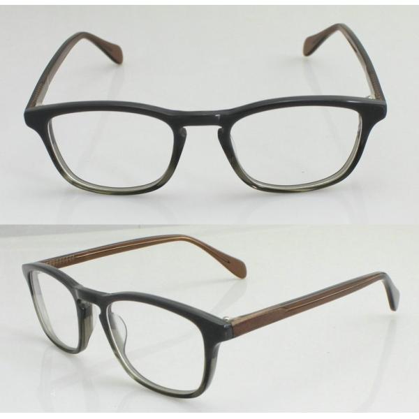 Quality Fashion Blue Acetate Men Optical Frames, Custom Hand Made Acetate Eyewear Frame for sale