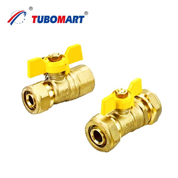 Quality Customized Support ODM Brass Gas Pipe Valve For Gas System 1/2" Size for sale