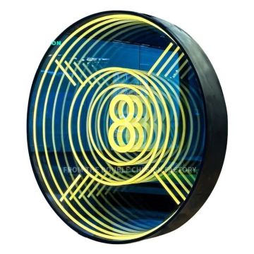 Quality Elevate Decor Stunning 3D Neon Abyssal Mirror Checkered 50X50 in Customizable for sale