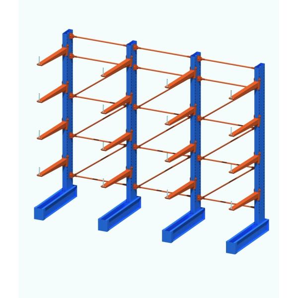 Quality Heavy Duty Adjustable Cantilever Racking System with Powder Coating for Long and for sale