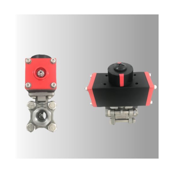 Quality SS304 Pneumatic Actuated Ball Valve Customized BSP Thread Ball Valve for sale