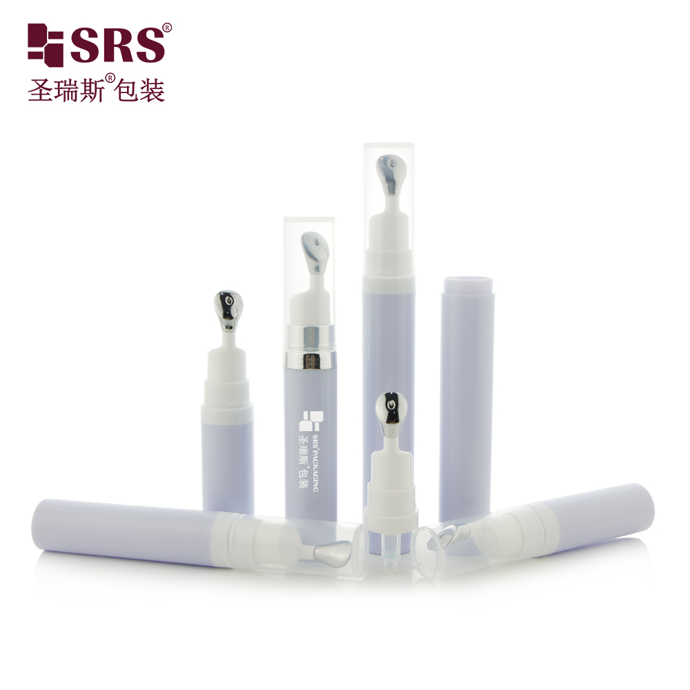 Quality A0035B 7.5ml 10ml 15ml Empty Snap On Zinc Metal Applicator Head Airless Pump for sale