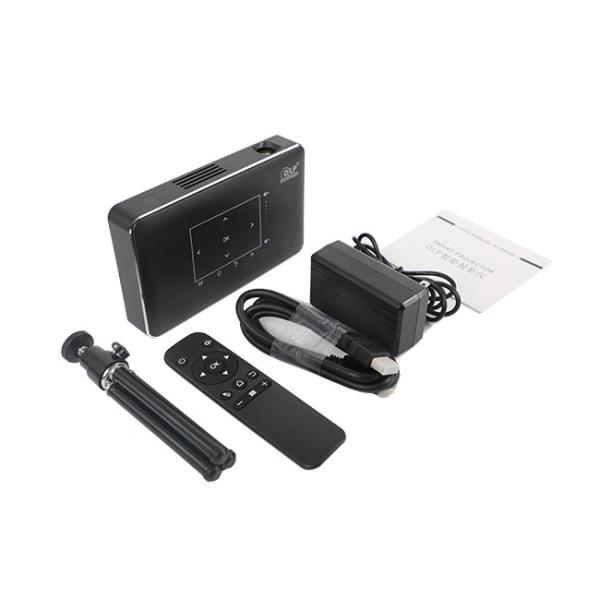 Quality 0.2"DMD 4K 3D Smart Android Touch Projector WVGA 854*480 Support 4K for sale