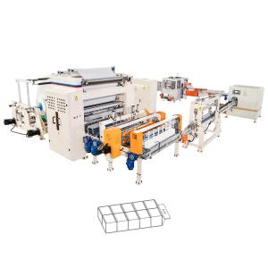 Quality Fully Automatic V Interfold Facial Tissue Machine Production Line From Folding for sale