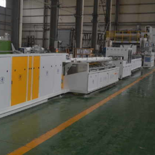 Quality Shenzhen HYPET Popular PVC Wire Duct Cable Extrusion Machine With Punching for sale