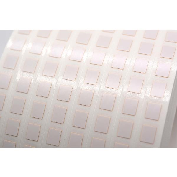 Quality 4mmx5mm Permanent Adhesive Label 1mil White Matte High Temperature Resistant for sale