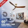 china DC Motor Power Saving 3 Blade Ceiling Fan No Light 6 Speed Choice