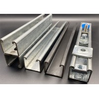 Quality OEM Pre Galvanized Unistrut Strut C Channel HDG Q235 HVAC System for sale