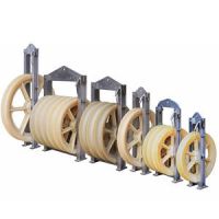Quality Conductor Stringing Pulley Blocks For Power Transmission Line Construction Cable Hanging Pulley Block for sale