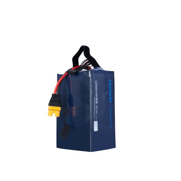 Quality Herewin 12S 45.6V 22000mAh LiHv UAV Drone Battery 25C Soft Pack for sale