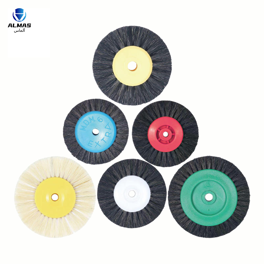 Quality Plastic Core Rubber Core Polishing Brush for Jewelry Finishing and Buffing for sale