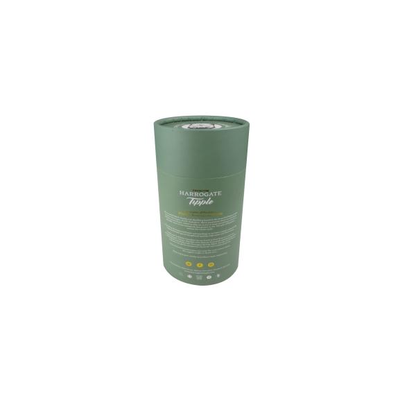 Quality Cosmetic Candle Packaging Box Eco Friendly Green Tube Luxury Design for sale