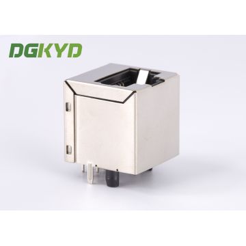 Quality 180 Degree Magnetic RJ45 Jack Module Cat 5 Top Entry Ethernet Socket Manufacture for sale