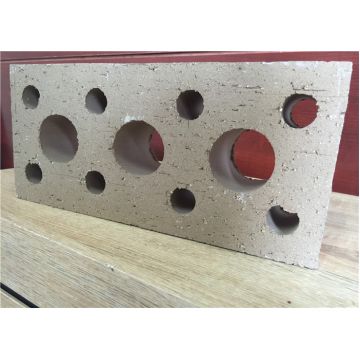 Quality Low Water Absorption Hollow Clay Brick , Hollow Building Blocks For Walls for sale