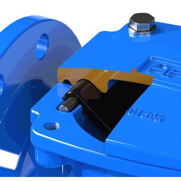 Quality EPOXY Coated Swing Flex Check Valve For Sewage System Ductile Iron Founded for sale