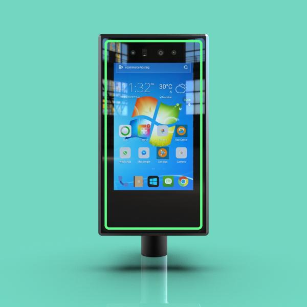 Quality Wall Mounted Face Recognition Terminal 5 Inch LCD Screen 700*1280 for sale
