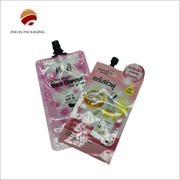 Quality Puncture Resistance Liquid Spout Bags PET/OPP/AL Up To 10 Colors for sale