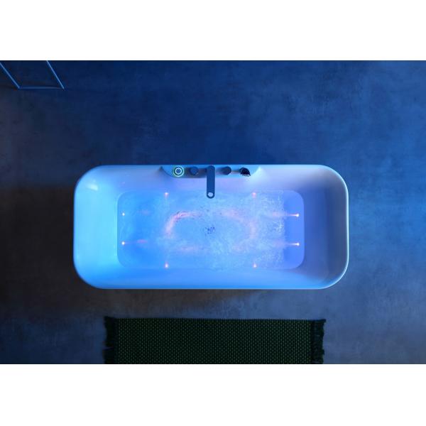 Quality Deep Soaking Ergonomic One- LED Bathtub With Built in Pillow for sale