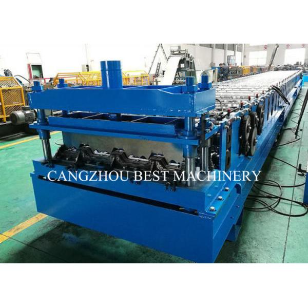Quality New Condition Deck Sheet Floor Roll Forming Machine PLC Control System for sale