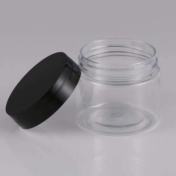 Quality 100ml 150ml Clear Food Storage Containers HDPE Plastic Airtight Storage Jars for sale