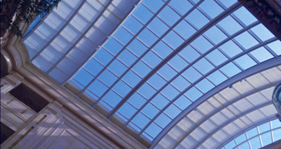 Quality DMP CURVED SLIDING SKYLIGHT for sale