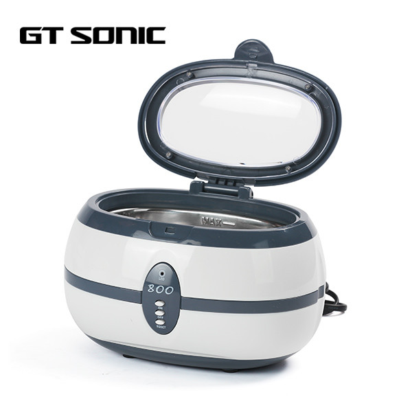 Quality Waterproof PCB Ultrasonic Jewelry Cleaner , 600ml Nail Cleaning Machine 40kHz for sale