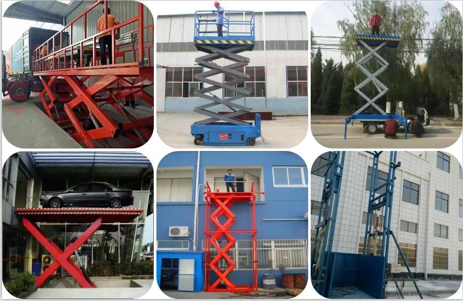 Vertical Factory Hand Movable Lift Tables