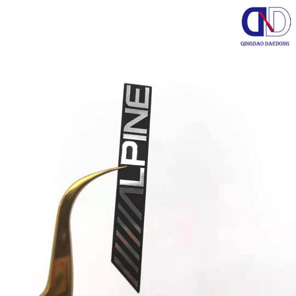 Quality Customized Metal Nickel Electroformed Signs OEM Shape Size Durable for sale