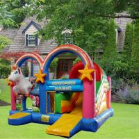 Quality PVC Inflatable Bouncy Castle with PVC Material and Repair Kit Accessory Included for sale