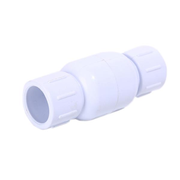 Quality 4" PVC Non Return Swing Check Valve STANDARD Length and PP Ball for Sump Pump for sale