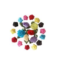 Quality Color Hair Decoration Tie Christmas 100% Polyester Ribbon Mini Bows for Wine for sale