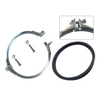 Quality 4 Inch Flange Pipe Anti Corrosion Heavy Duty Pipe Clamps Quick Connect for sale