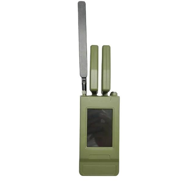 Quality Handheld Anti Drone Detection Device Signal Detector 2km Customized for sale