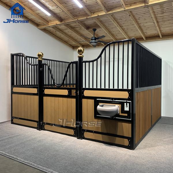 Quality Customized Horse Stall Dividers Pine Wood Side Back Panel Partition Division for sale