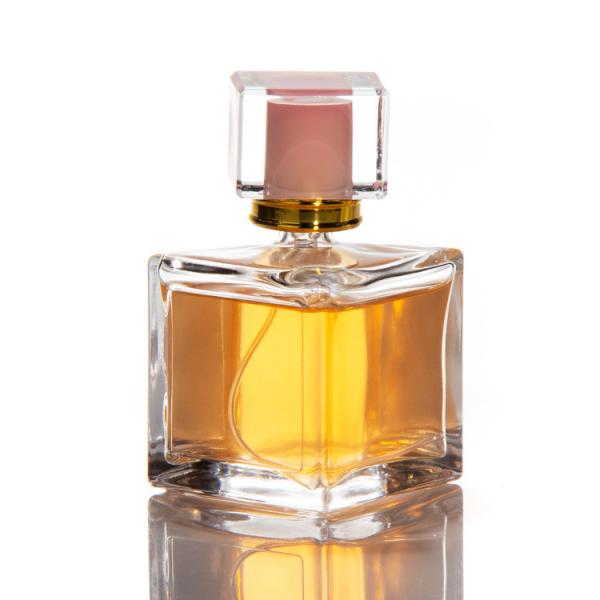 Quality Customized Luxury Square Natural Spray Crystal Perfume Bottle for sale