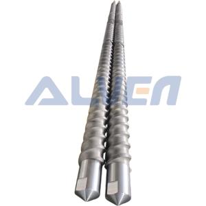 Quality Parallel Twin Screw Extruder Screw Segment/Extruder Twin Screw Barrels PLC for sale