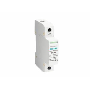 Quality Type 2 Surge Protection Device 40kA DIN Rail Lightning Arrester 5 Year Warranty for sale