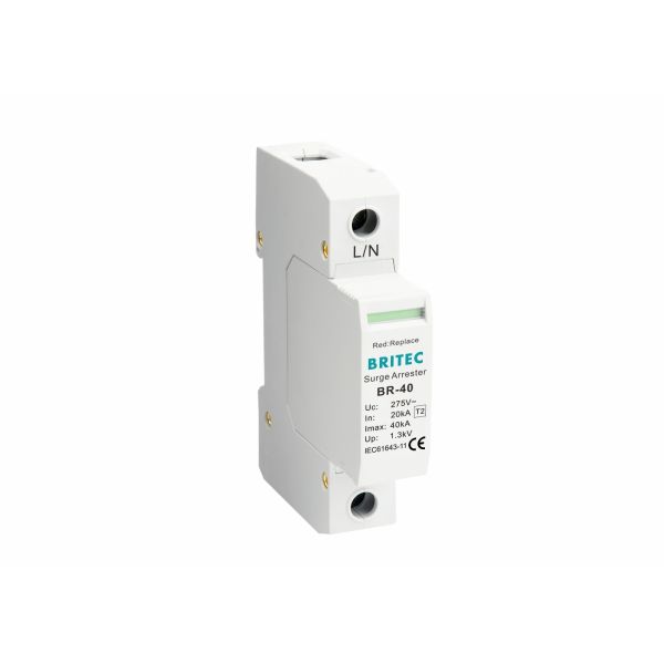 Quality 40 KA 275 V Type 2 Surge Protection Device Class II With Remote Signalling for sale