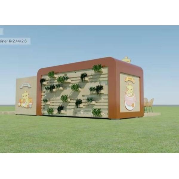 Quality 20GP Combined Container Store Modular Shipping Container House for sale