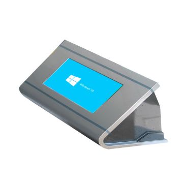 Quality Rugged Steel Enclosure Desktop Kiosk Vandal Proof IR Touchscreen 15" - 19" for sale