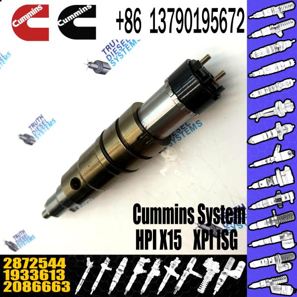 Quality High Quality Common Rail HPI X15 XPI ISG Injector 2872544 2086663 2057401 2031835 1933613 1881565 2031836 1877425 203618 for sale