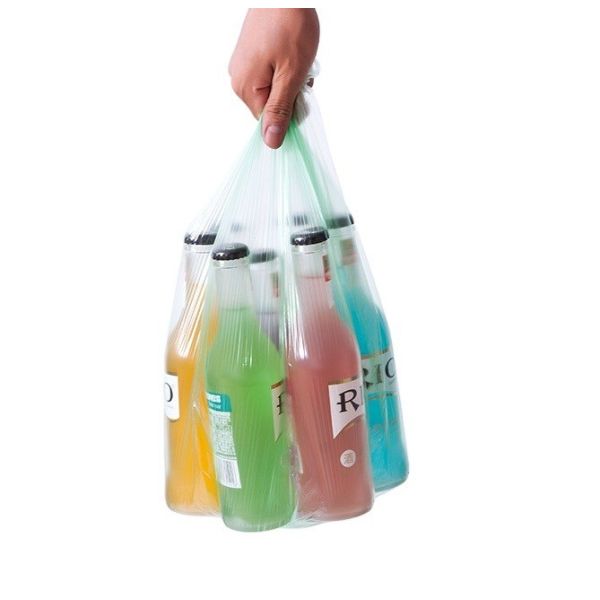 Quality T-shirt Handle Plastic Garbage Waste Bag on Roll for HDPE/LDPE Material Structure for sale