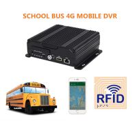 Quality Anti - viabration 4CH 720P SD Card Car AHD Mobile DVR For School Bus for sale