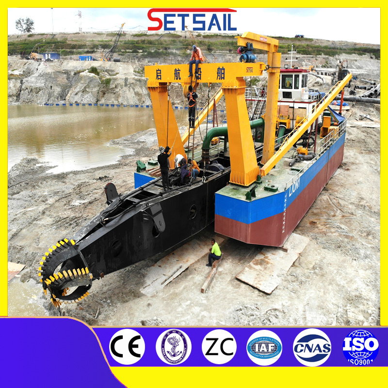 High-Capacity River Sand Pump 18 Inch Cutter Suction Dredger