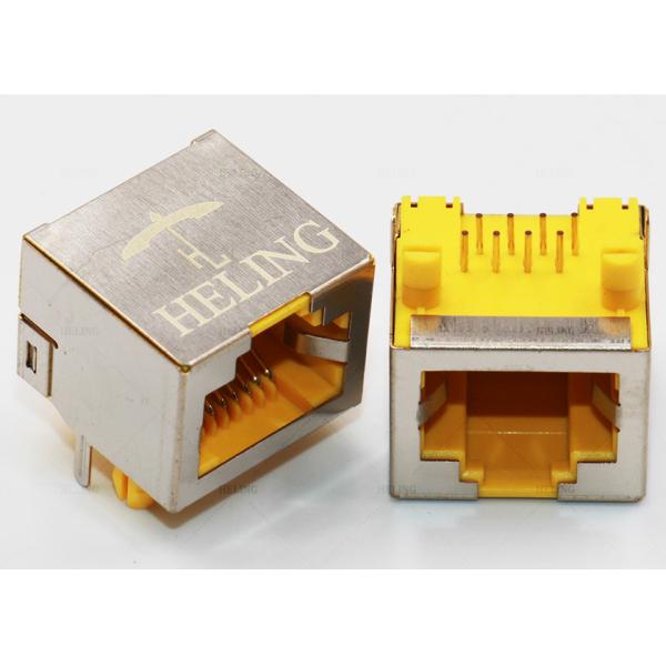 Quality PCB Mount RJ45 8P8C Modular Connector Tab Up Latch Direction For LAN Network for sale
